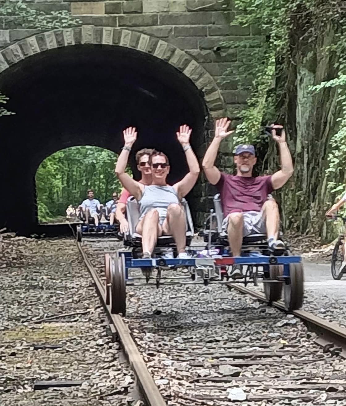 Howard Tunnel Rail Bikes